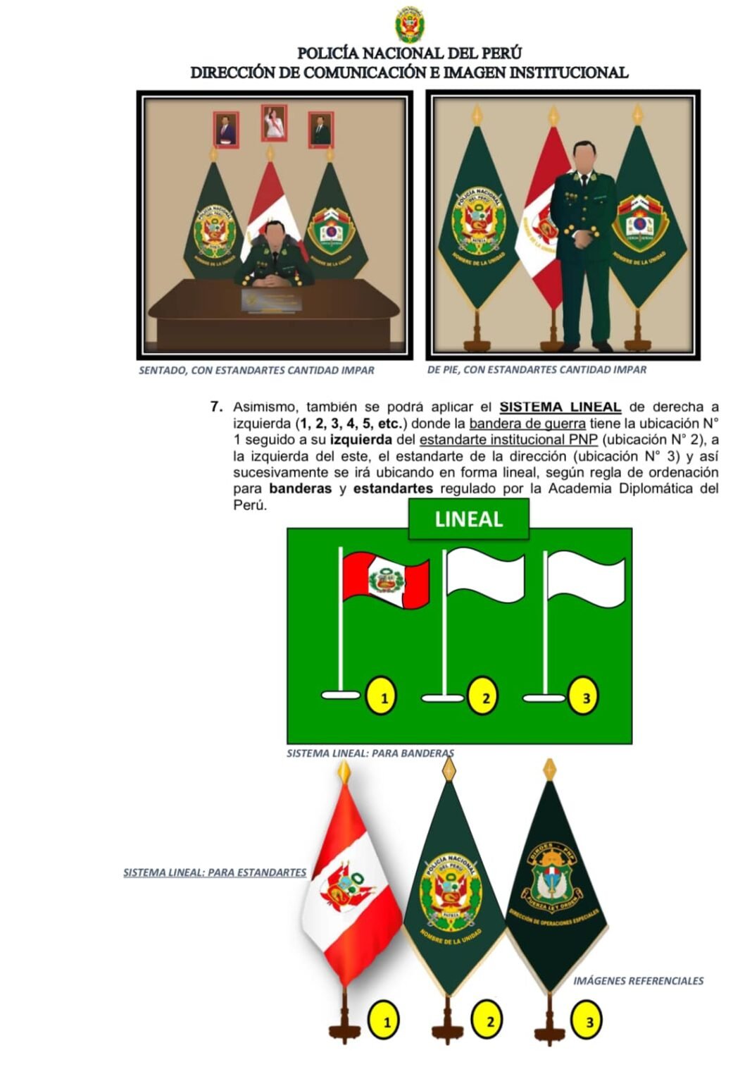 ¡Atención, policías! Nuevas directrices para el uso de Banderas y ...