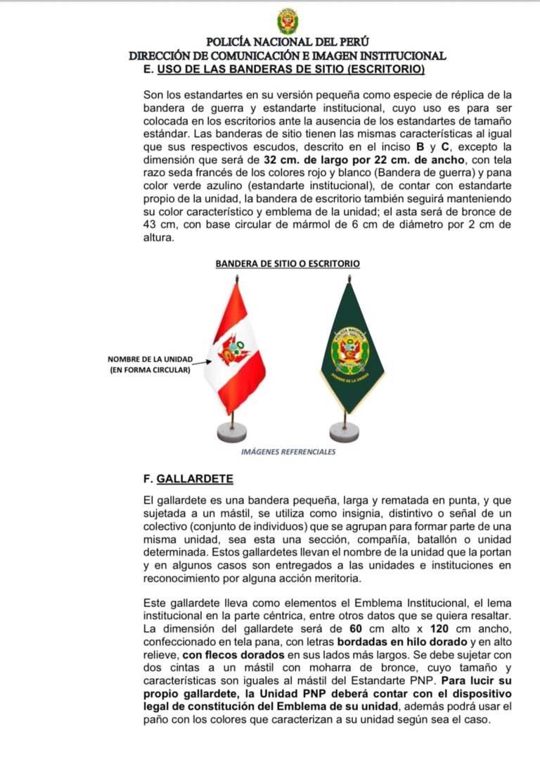 ¡Atención, policías! Nuevas directrices para el uso de Banderas y ...