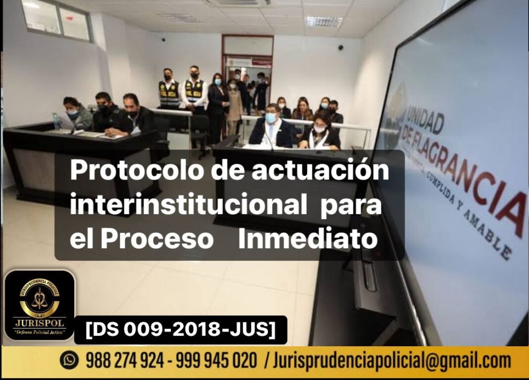 Protocolo de actuación interinstitucional para la aplicación del ...