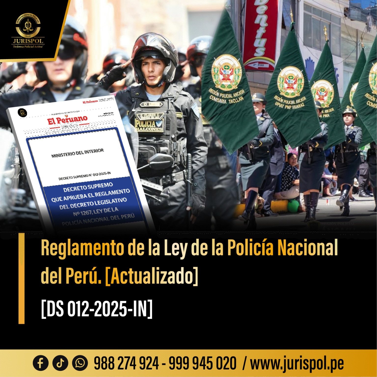 Actualizado: Nuevo Reglamento del DL 1267, Ley de la PNP [DS 012-2025 ...