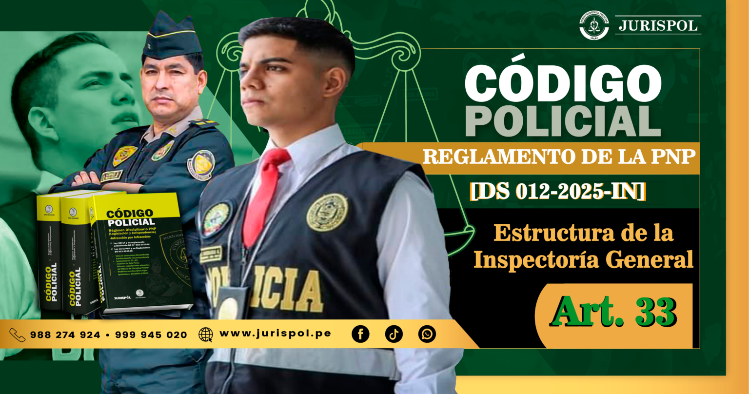 Artículo 33. Estructura de la Inspectoría General.- Reglamento de la ...