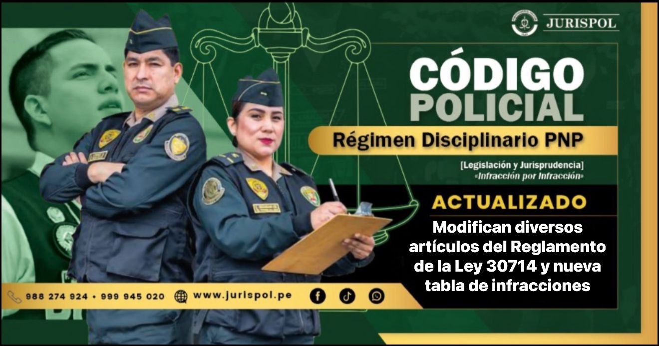 Modifican diversos artículos del Reglamento de la Ley 30714 y nueva ...